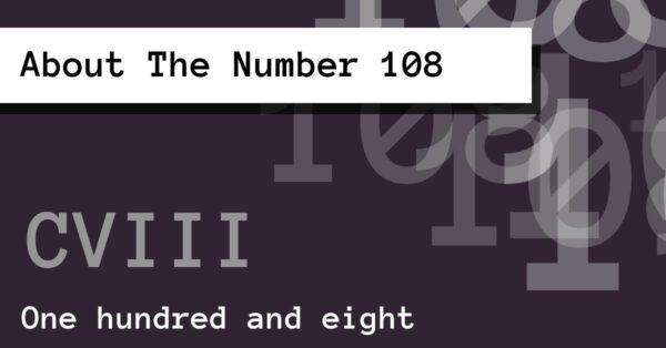 About The Number 108