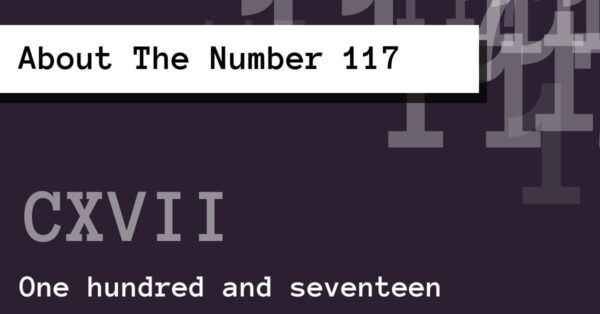 About The Number 117