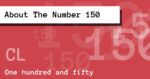 About The Number 150