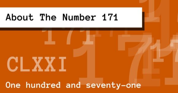 About The Number 171