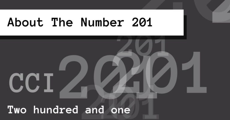 About The Number 201
