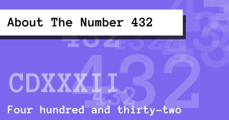 About The Number 432