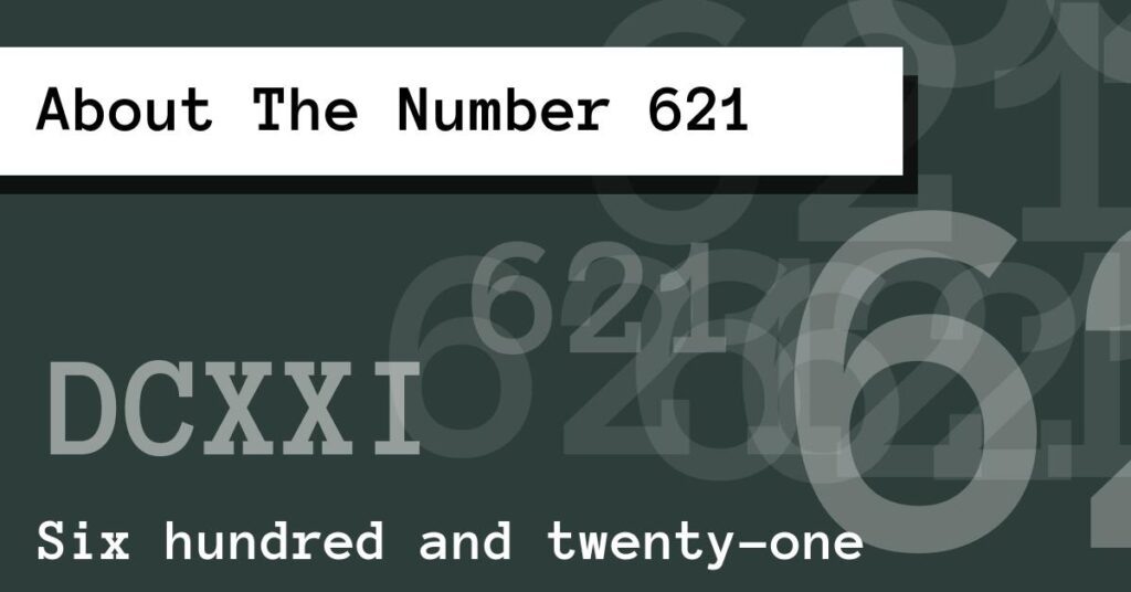 About The Number 621