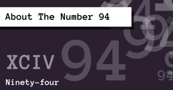 About The Number 94