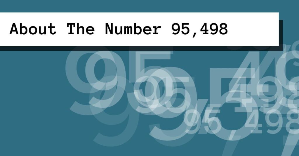 About The Number 95,498
