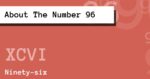 About The Number 96